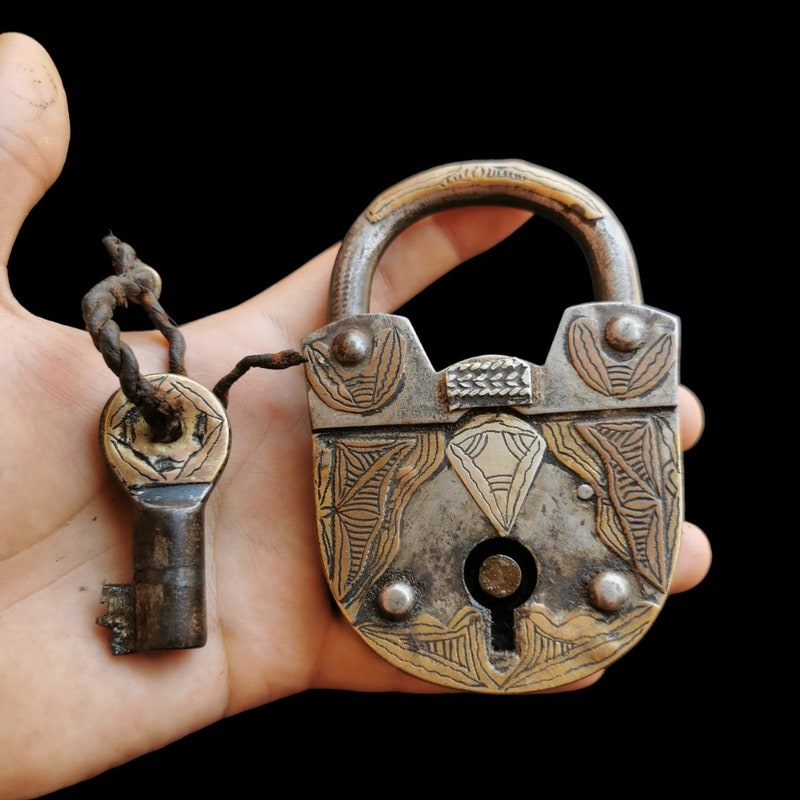 Antique Padlock - Etsy