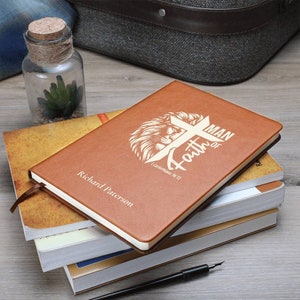 A Personalized Christian Men's Journal for Reflection and Growth/ Bible ...