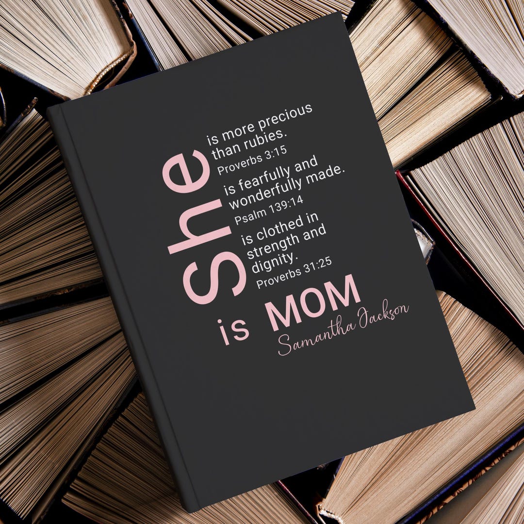 Personalized Christian Journal for Women, Bible Study Prayer Journal ...