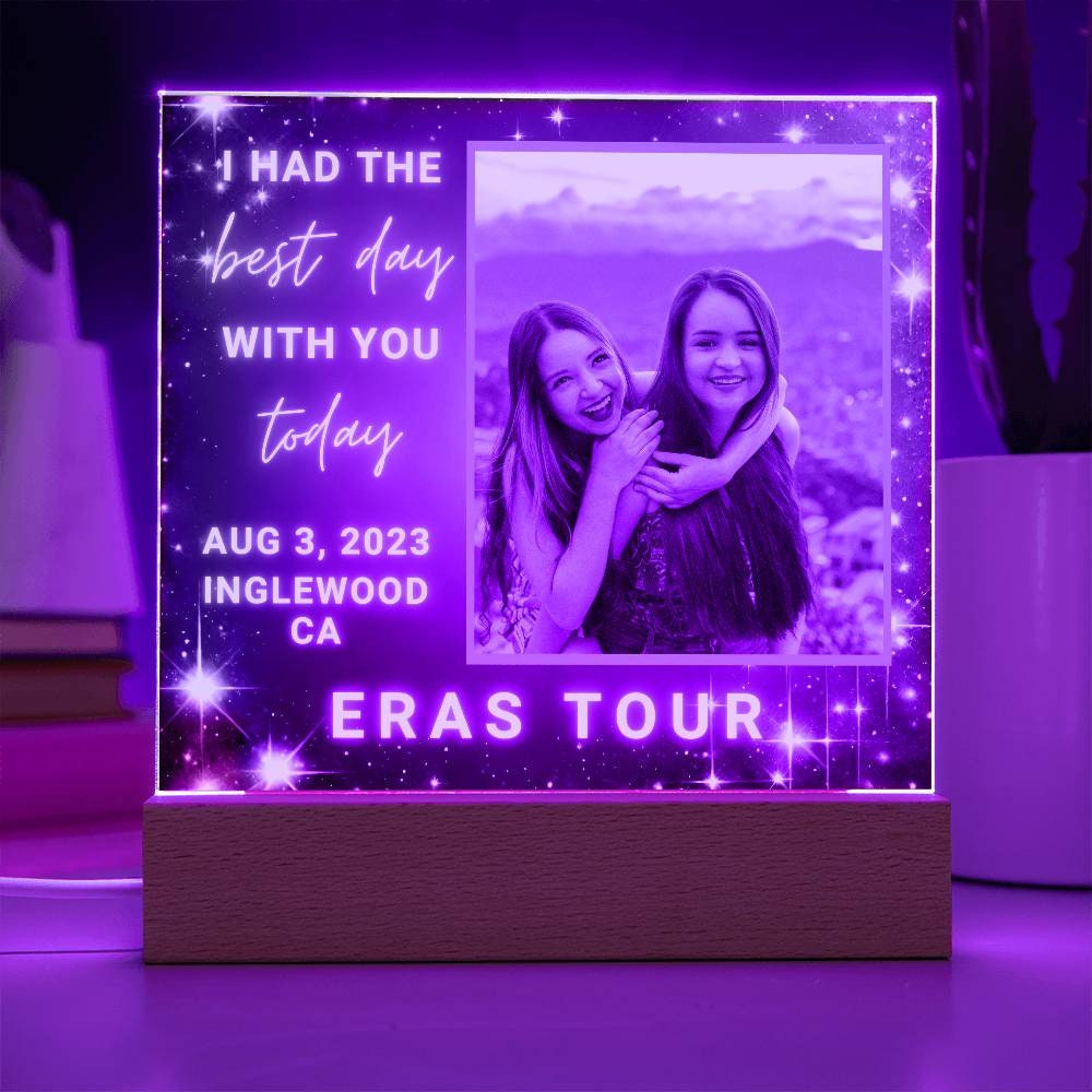 ERAS TOUR Memory Gift Acrylic Plaque Concert Memory Picture - Etsy