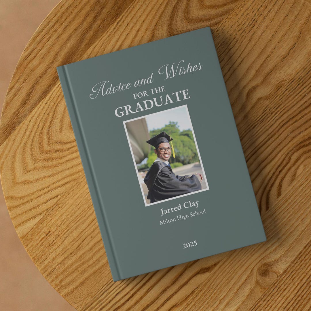 Personalized Graduation Guest Book Custom Graduate Memory Journal ...