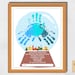 Snow Globe Handprint Footprint Craft/ Printable Activity/winter Art ...