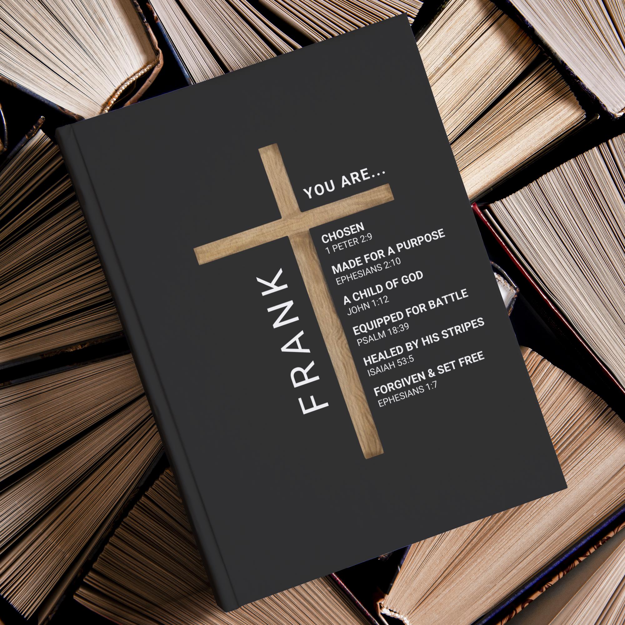 Personalized Christian Journal for Men, Bible Study Prayer Journal ...