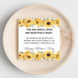 PRINTABLE Floral Mother’s Day Bible Verse Cards | Scripture Cards for ...