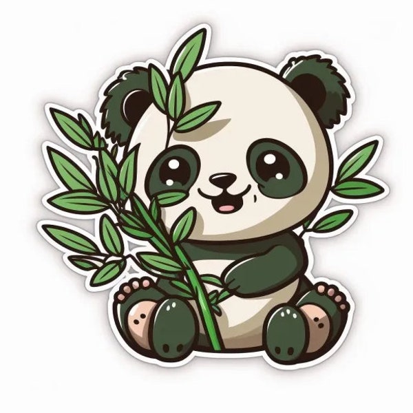 Panda Decal - Etsy