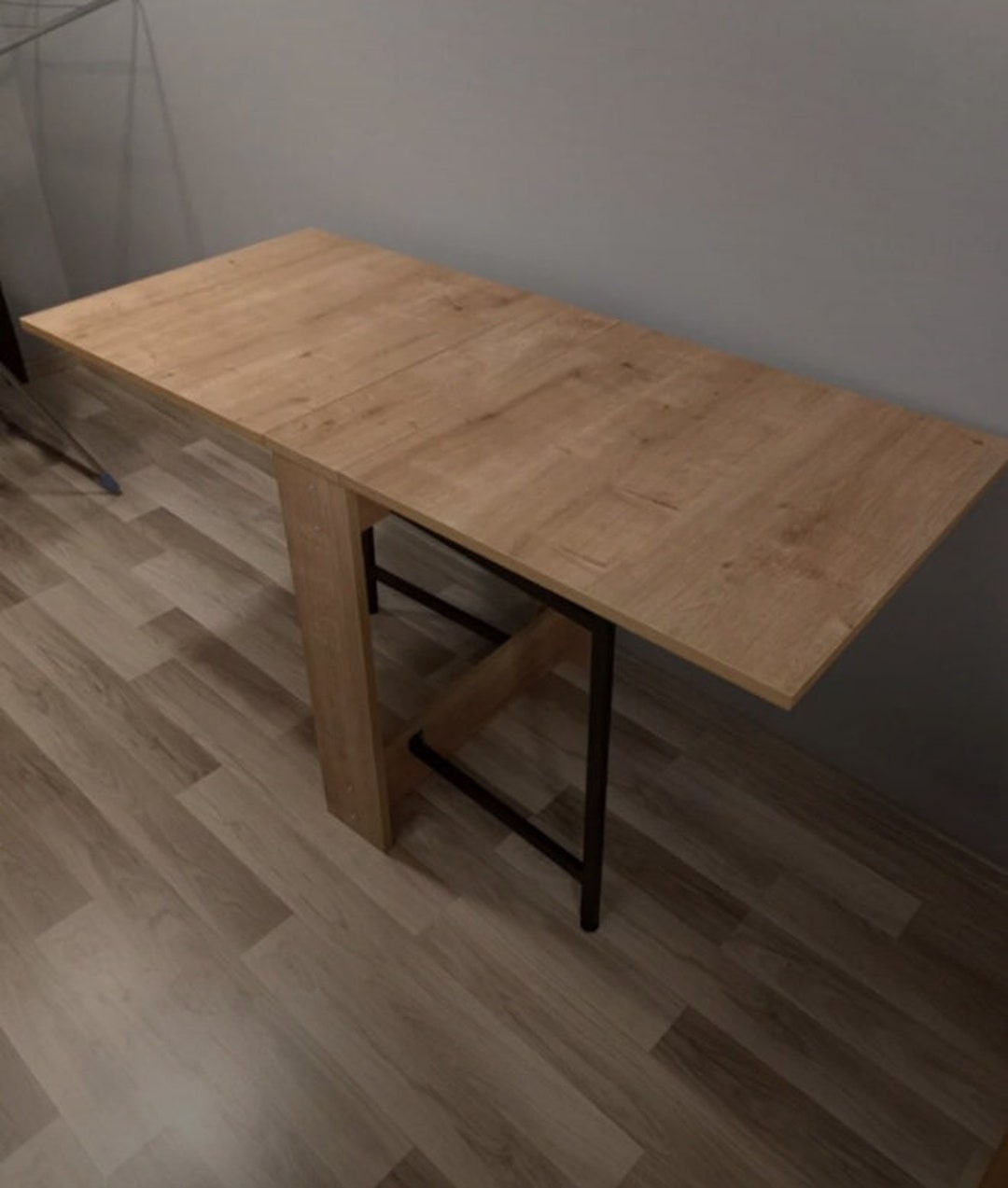 Two-way Folding Kitchen Table, Folding Balcony Table, Expandable ...