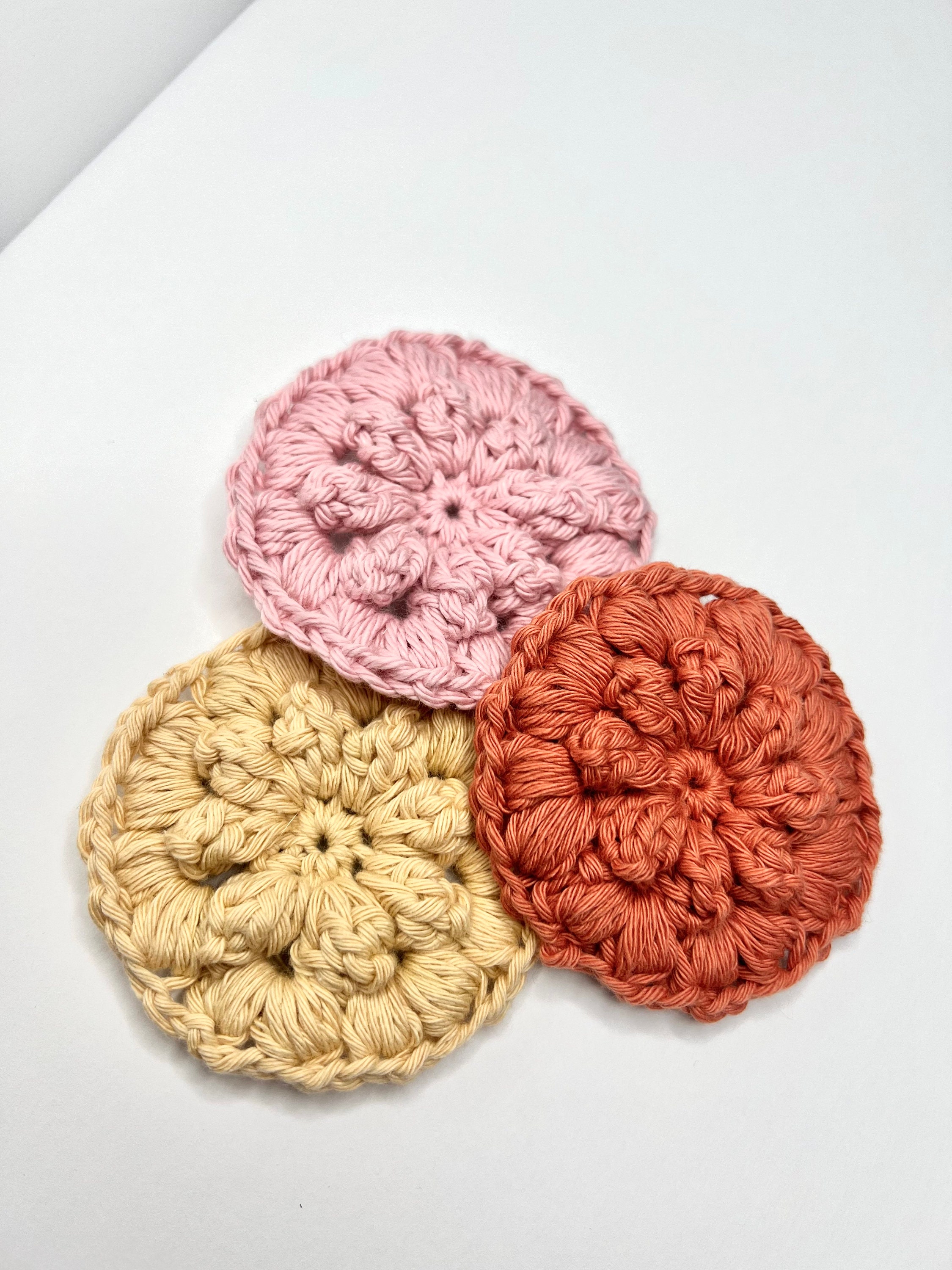 PDF Pattern - Crochet Face Scrubbies, Digital Download, Reusable ...