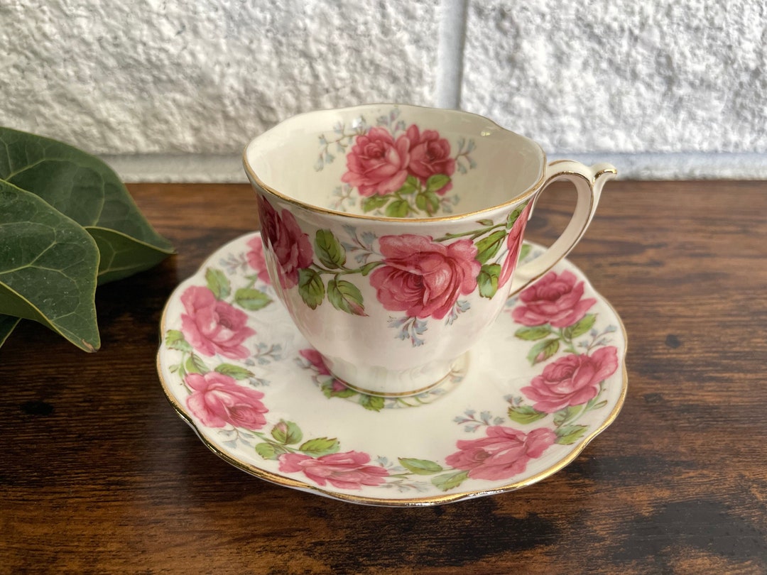 Vintage Lady Alexander Rose Teacup and Saucer: Bell China, England - Etsy