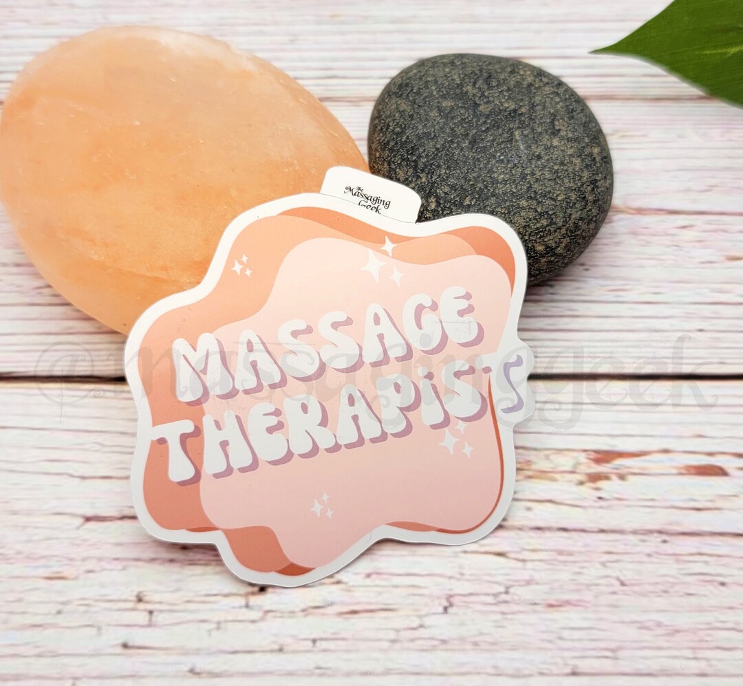 Massage Therapist Aesthetic Massage Sticker, Massage Therapist Sticker ...
