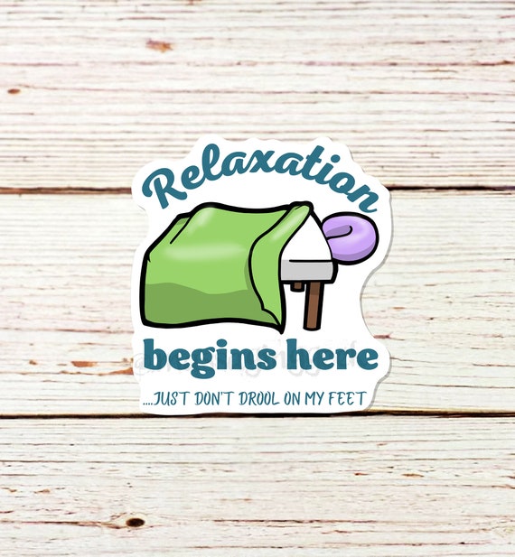 Cute Relaxation Massage Meme Massage Therapist Sticker - Etsy