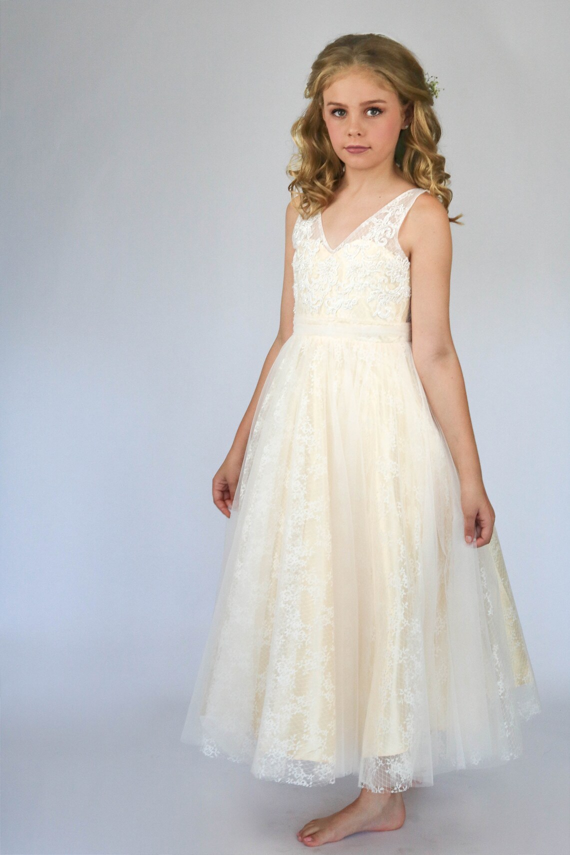 High Quality Luxury Girls Formal Gown, Celebration, Party, Wedding ...