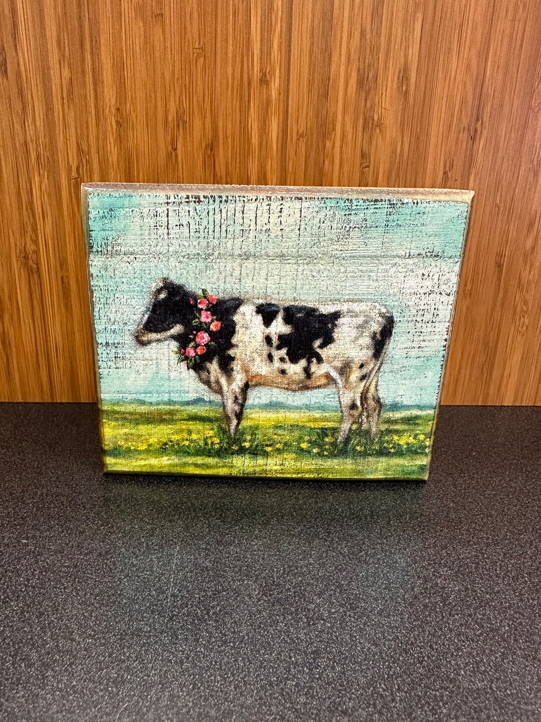 Cow Block Sign - Etsy