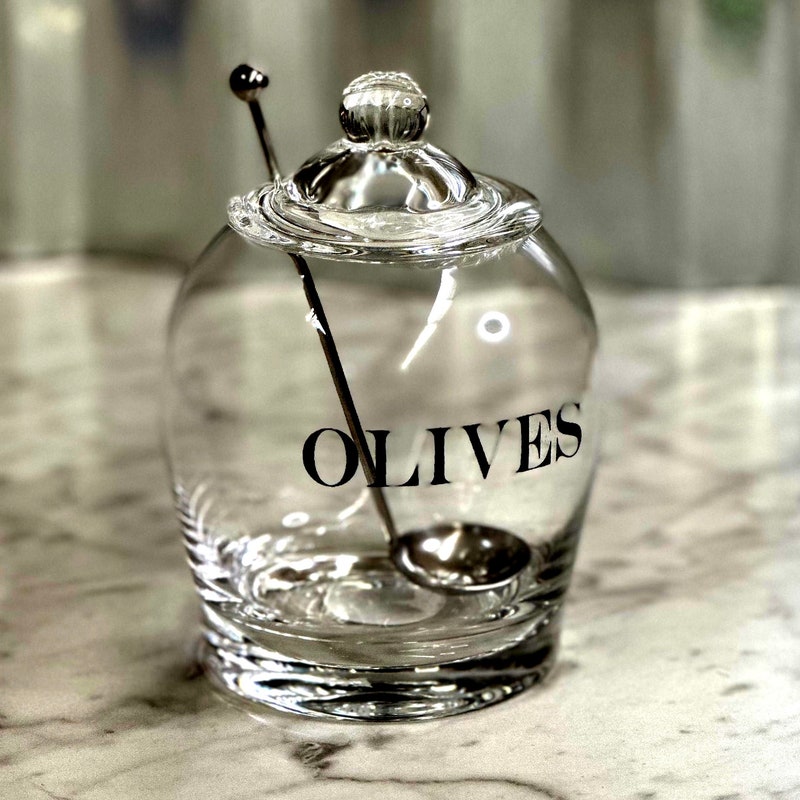 Olive Jar - Etsy