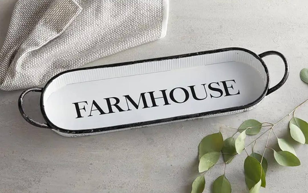 Perfectly Rustic Farmhouse Oval *serving Dish/tray* - Etsy