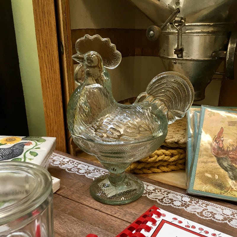 Rooster Candy Dish - Etsy