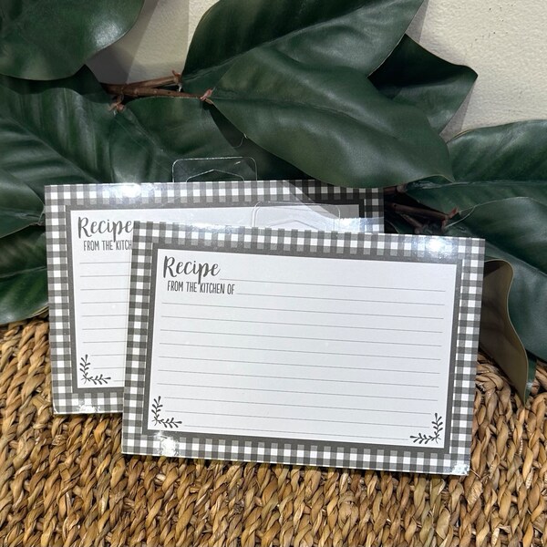 Baking Recipe Cards - Etsy