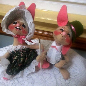 2, Annalee Rabbits, Easter Dolls, Easter Bunny, Annalee Easter, Easter ...