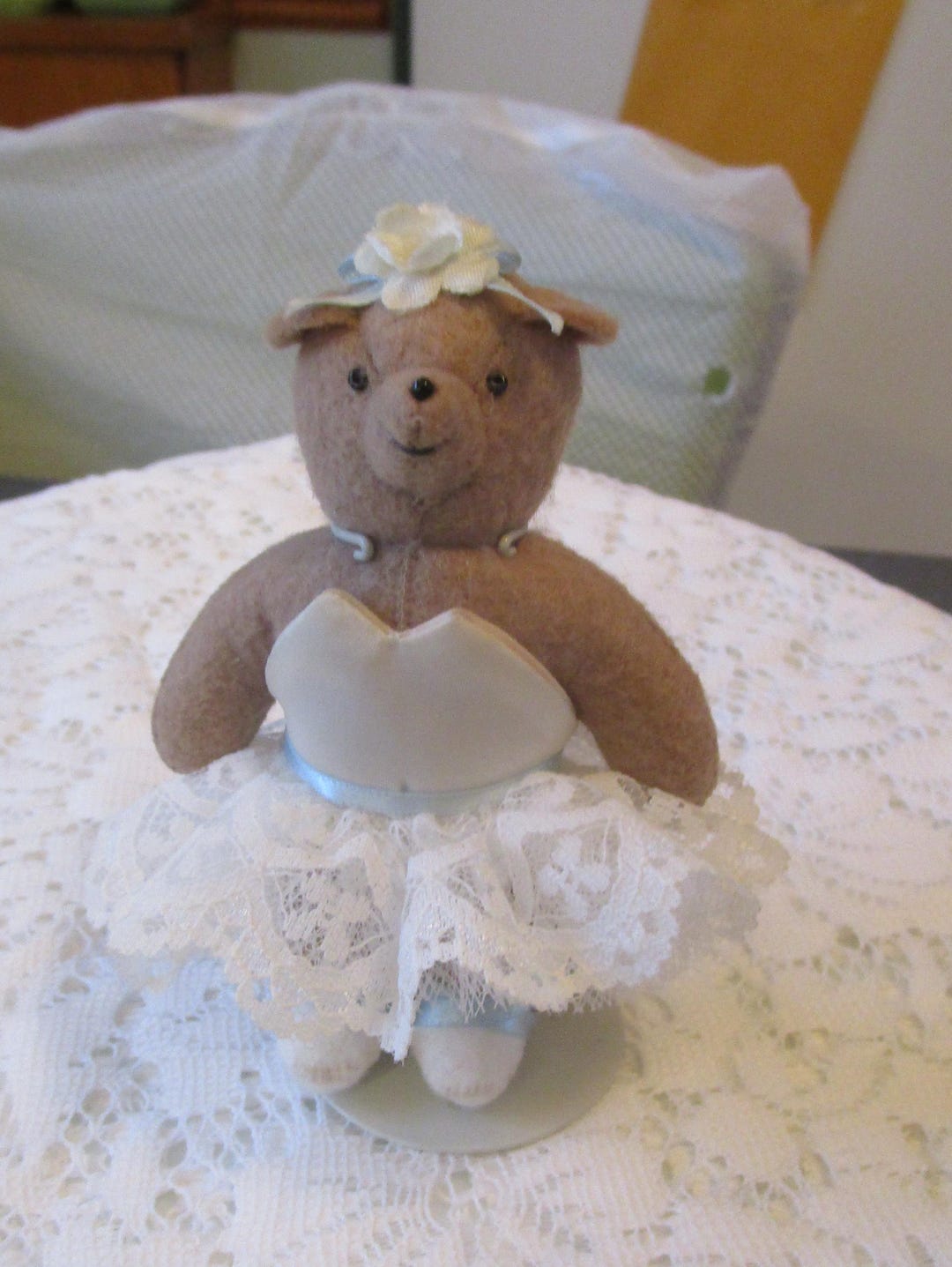 4in, Ballet Bear, Handmade Bear, Artist Bear, Ballerina, Ballet, Teddy ...