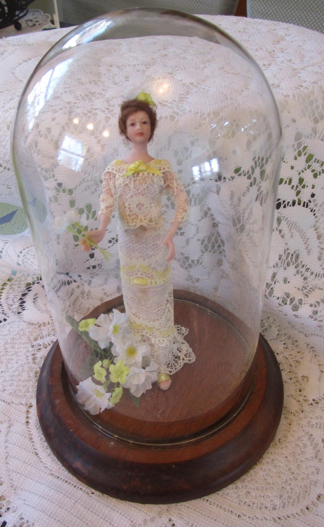 Artist Doll, Porcelain Doll, Doll Dome, Vintage Doll, Lady Doll, Bisque ...