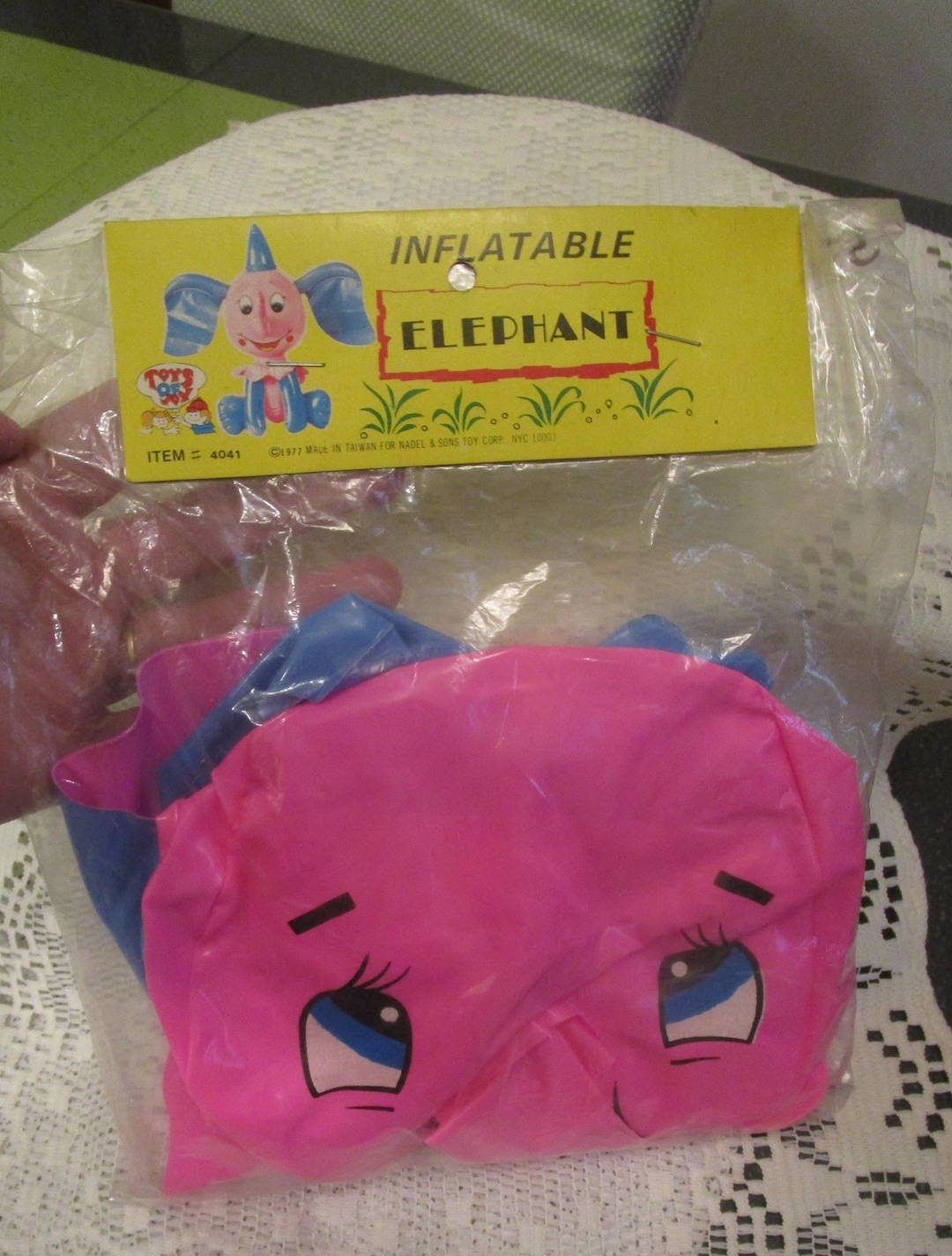 1977 Vintage Inflatable Elephant Toy - Etsy