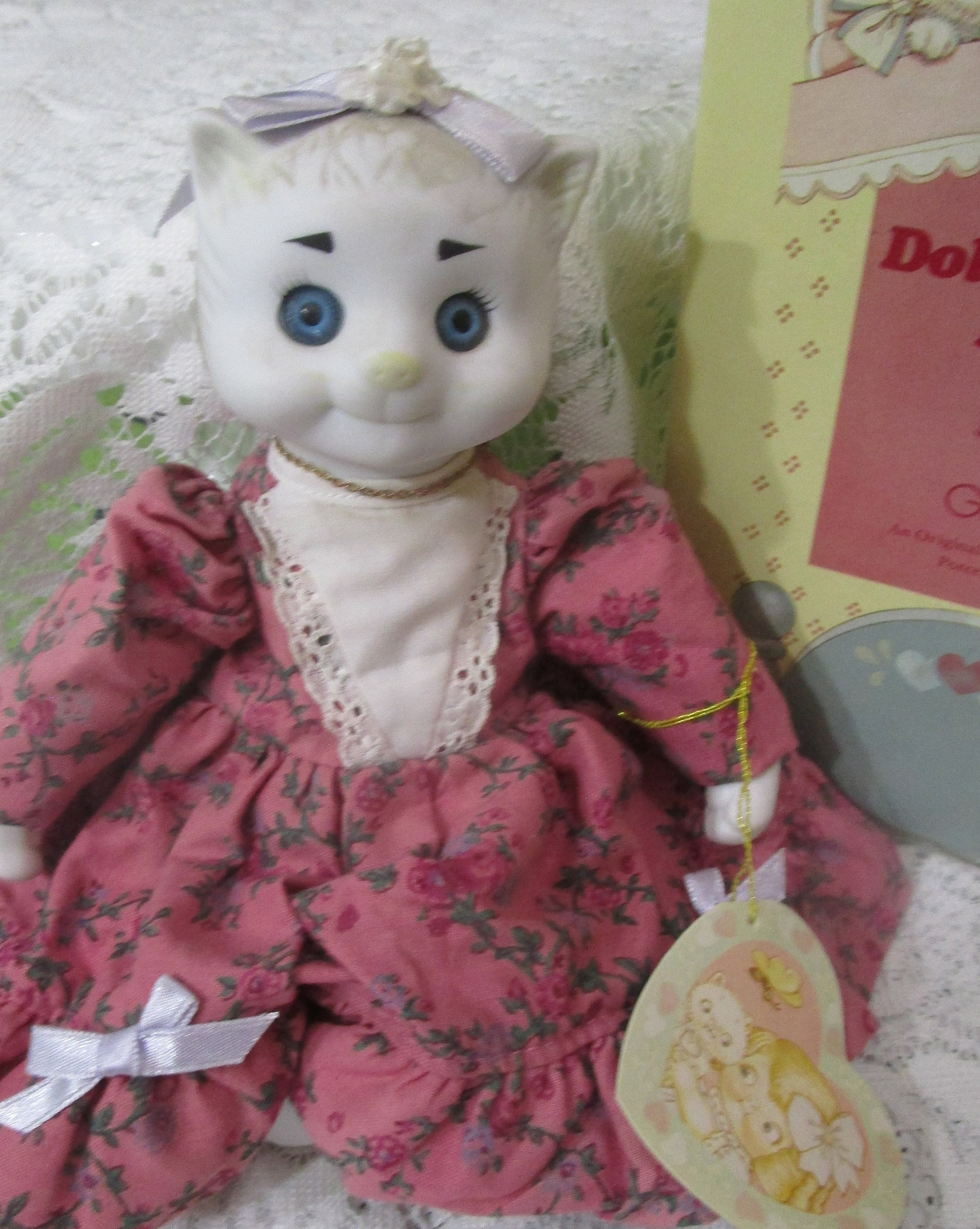 1994 Dolly Dingle Cat Doll Porcelain Doll Dolly Dingle - Etsy