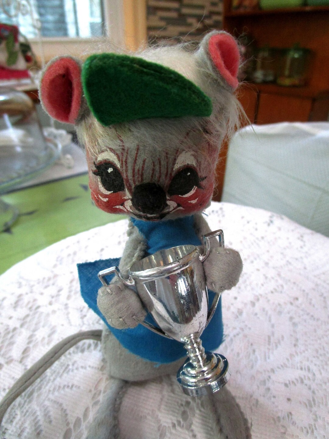 1971, Annalee Mouse, Trophy, Annalee Doll, Cloth Doll, Vintage Doll ...