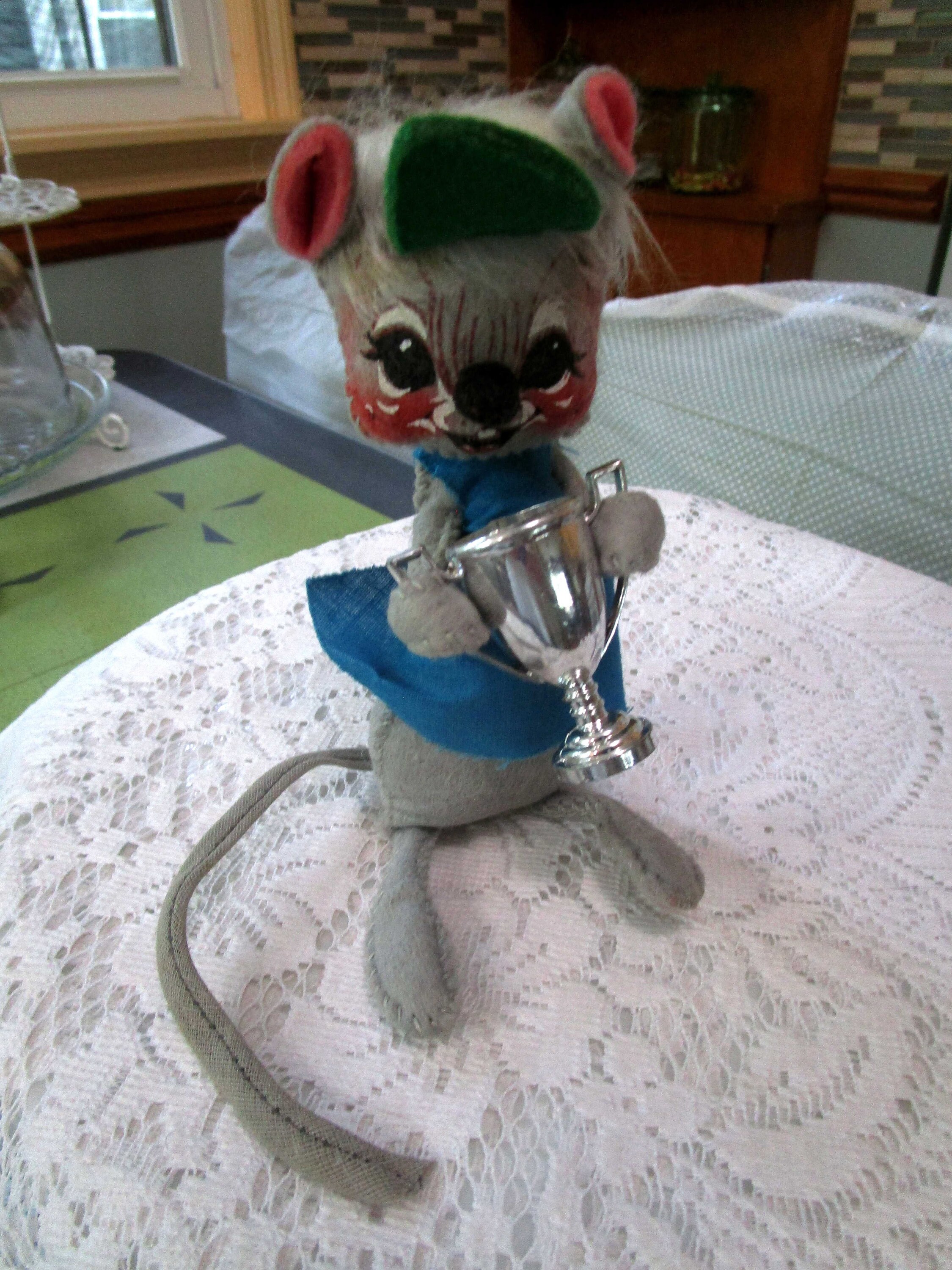 1971 Annalee Mouse Trophy Annalee Doll Cloth Doll Vintage - Etsy