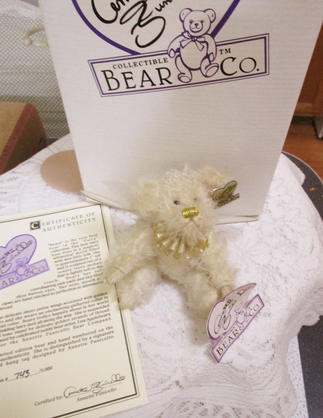 Annette Funicello, Fairy Bear, Teddy Bear, Miniature Bear, Stuffed Bear ...
