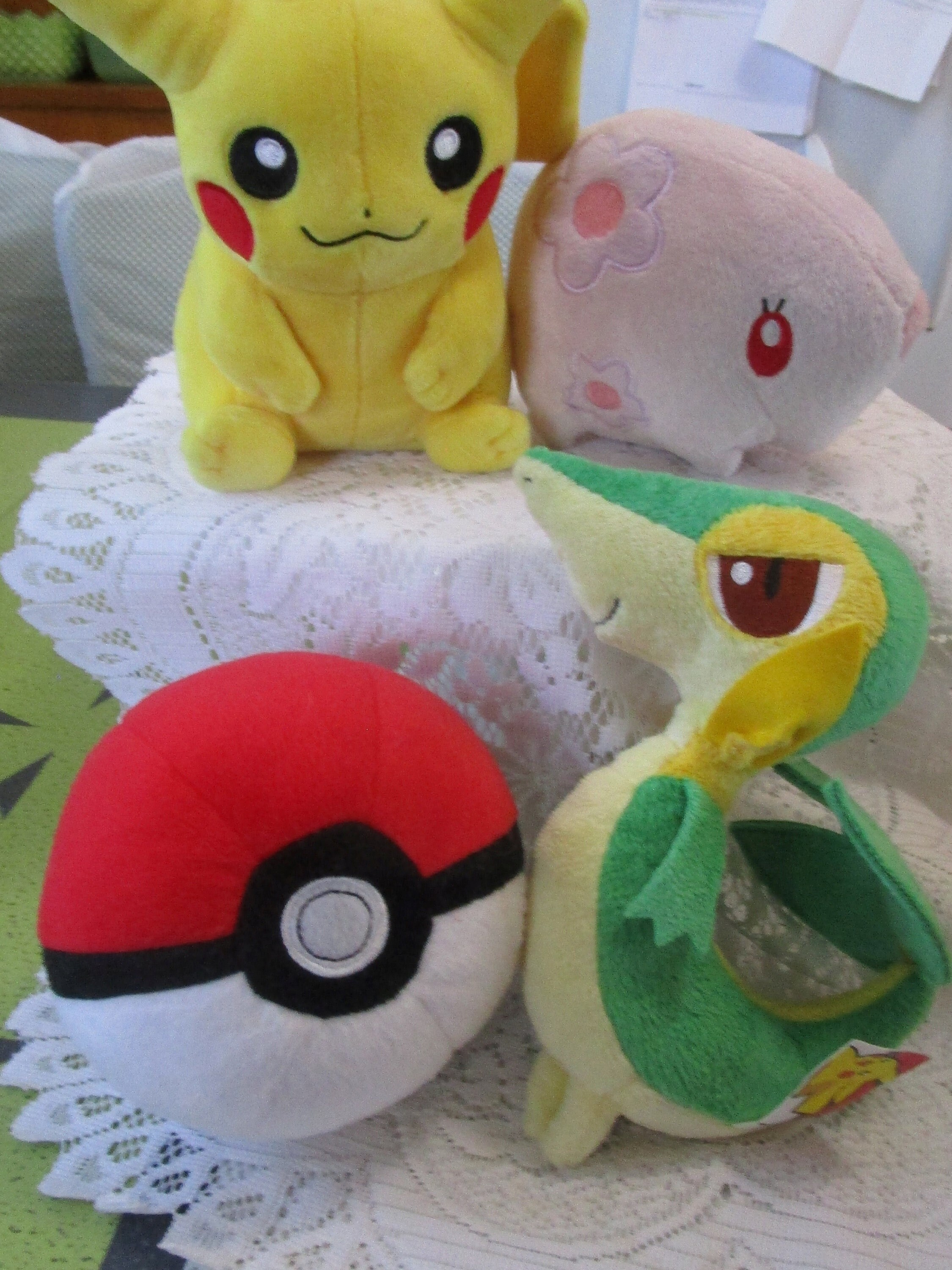 4, Stuffed Pokemon, Pikachu, Pokeball, Pokemon Plushies, Plush Pokemon ...