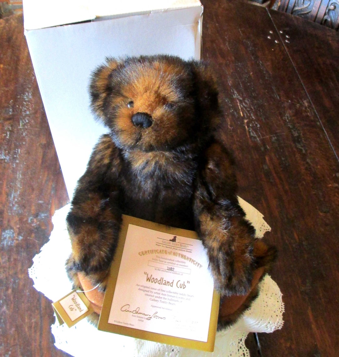 Woodland Cub, Teddy Bear, Ashton Drake, Ann Inman-looms, Gallery Teddy ...