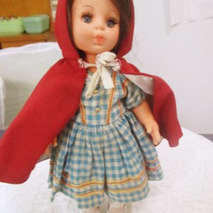 Vintage Doll, Red Riding Hood, Hong Kong, Fairy Tale Doll, Storybook ...