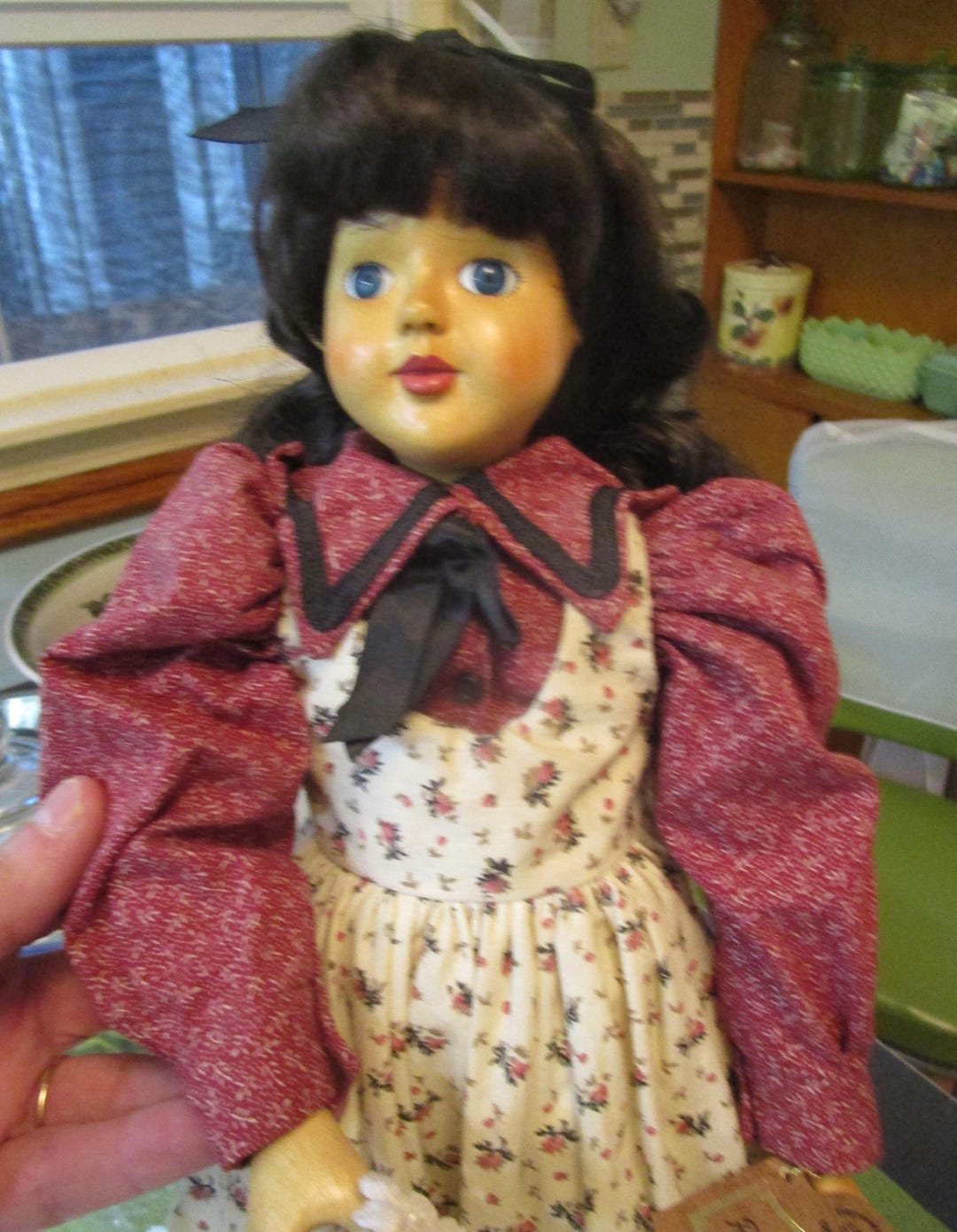 Raikes Doll, Wooden Doll, Raikes Abigail, Vintage Doll, Robert Raikes ...
