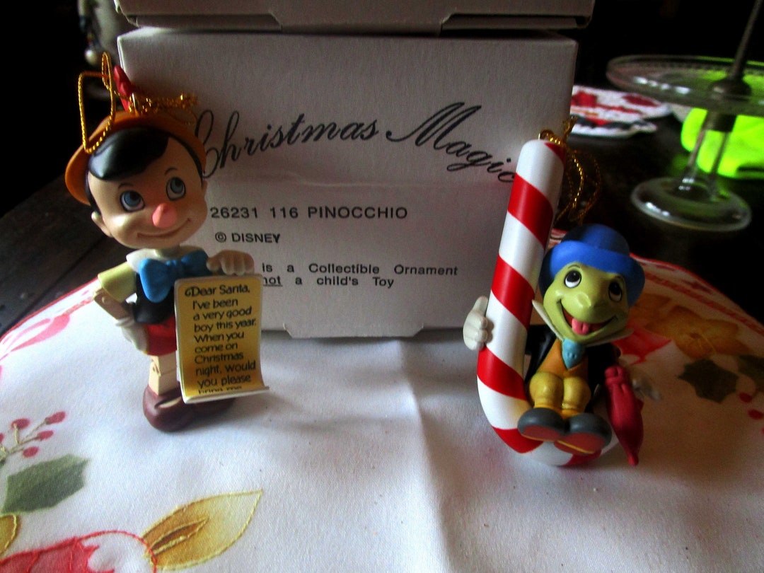 Pinocchio, Jiminy Cricket, Christmas Ornaments, Disney Ornament, Disney ...