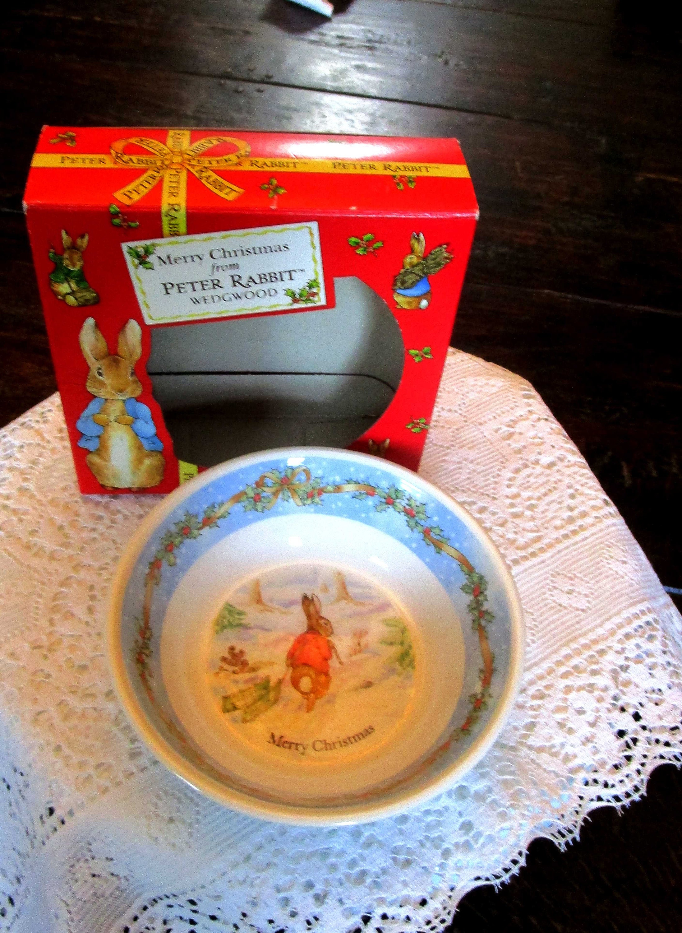 Wedgwood Peter Rabbit Childs Bowl Cereal Bowl Christmas - Etsy