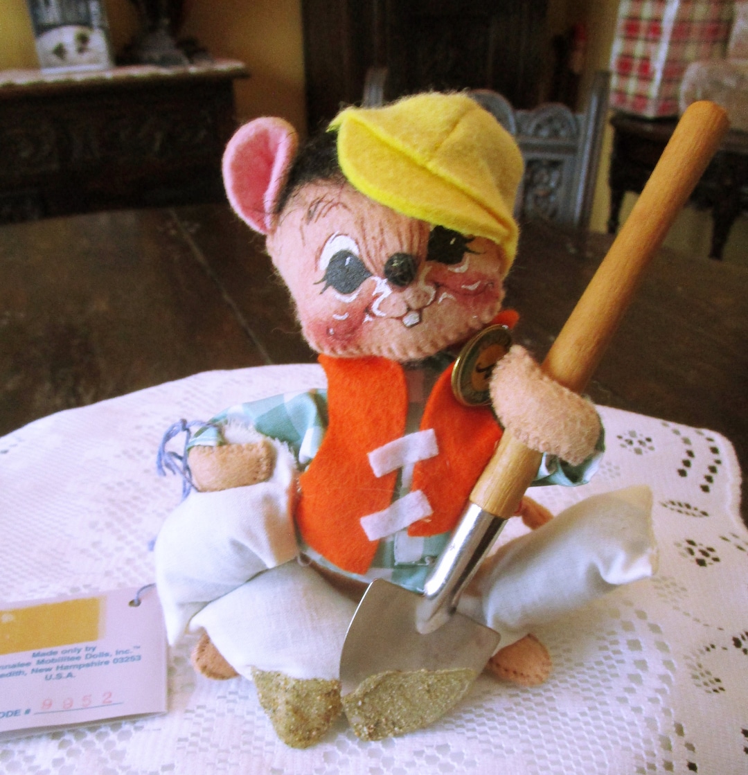 1993, Annalee Mouse, Flood Relief, Annalee Doll, Vintage Doll, Mouse ...