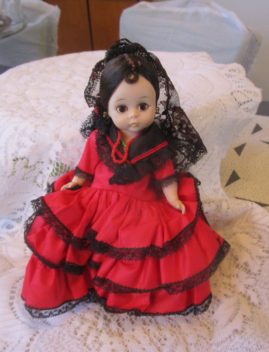 7.5in, Madame Alexander, Spanish Doll, International Doll, Vintage Doll ...