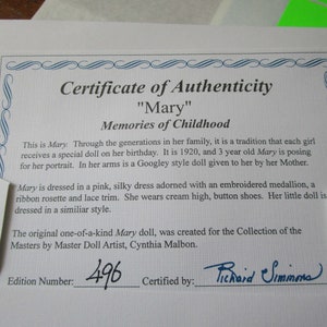 Richard Simmons Cynthia Grady Malbon Artist Doll Mary - Etsy