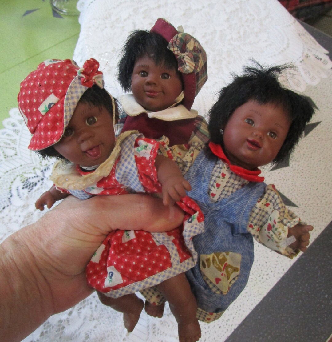 3, Gi Go Dolls, Vintage Dolls, Vinyl Dolls, African American, Ethnic ...