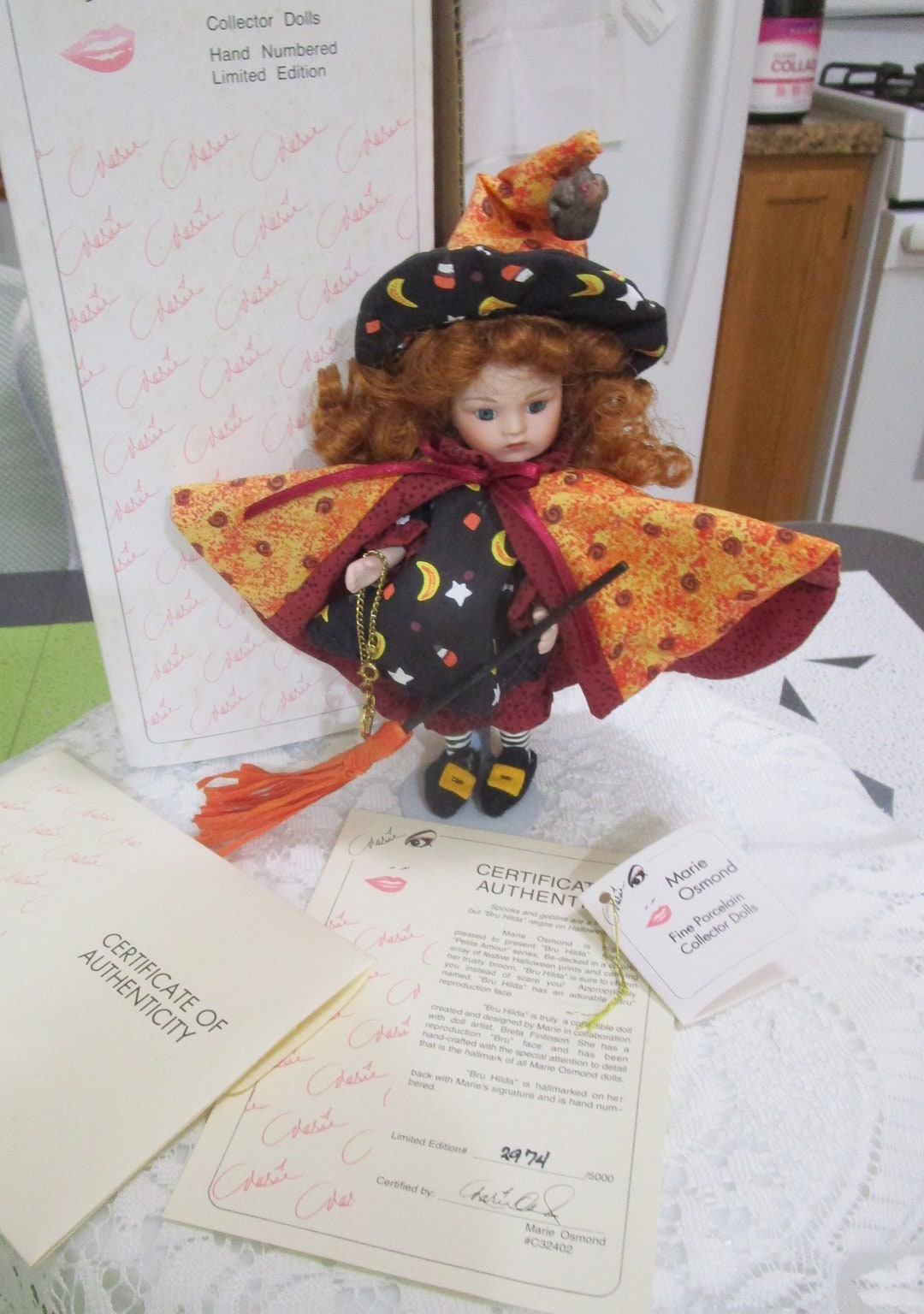 1996, Marie Osmond Doll, Petite Amour, Bru Hilda, Halloween Doll ...