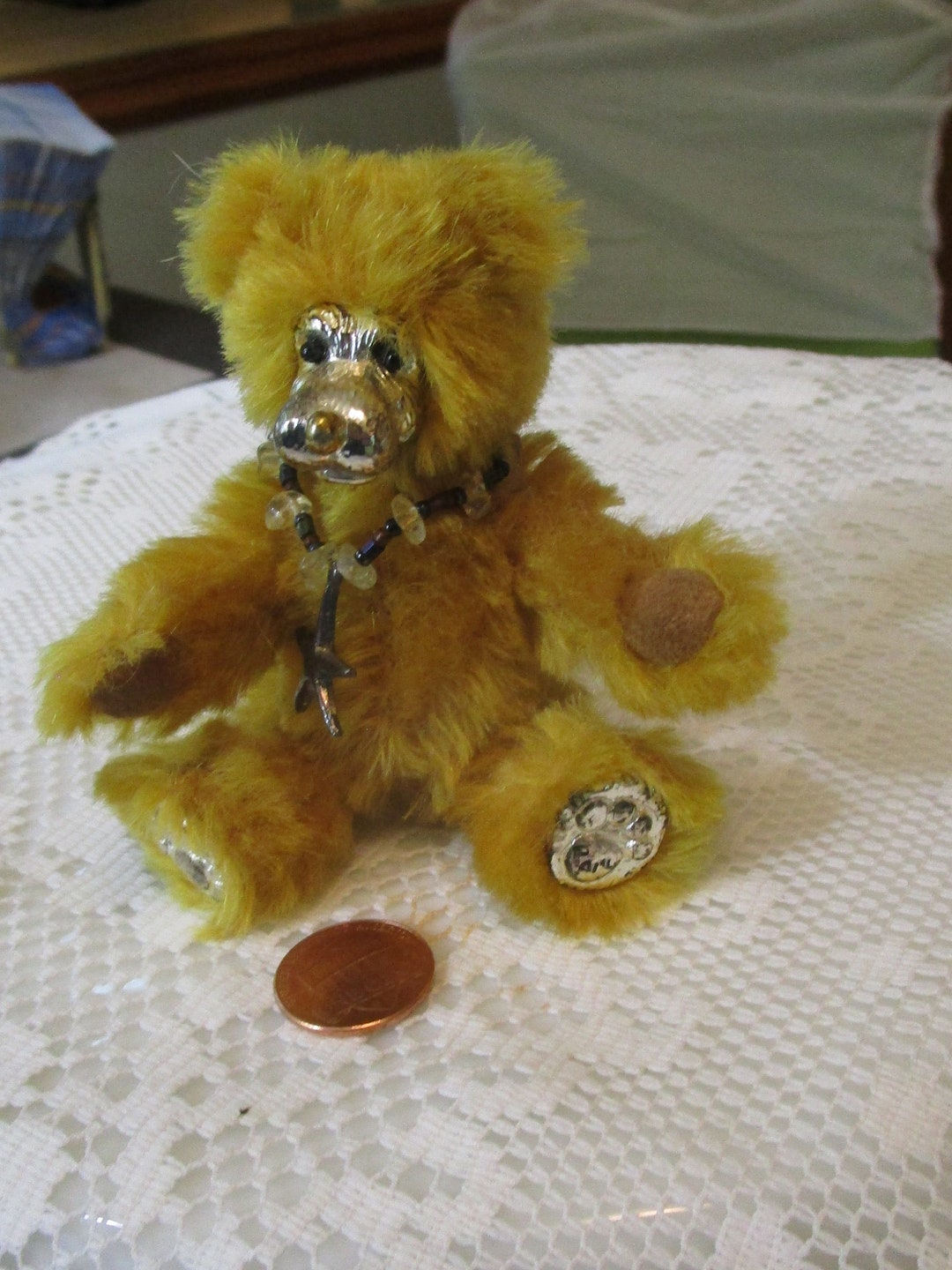 RARE, Raikes Bear, Silver Face, Miniature Bear, Mohair Bear, Vintage ...