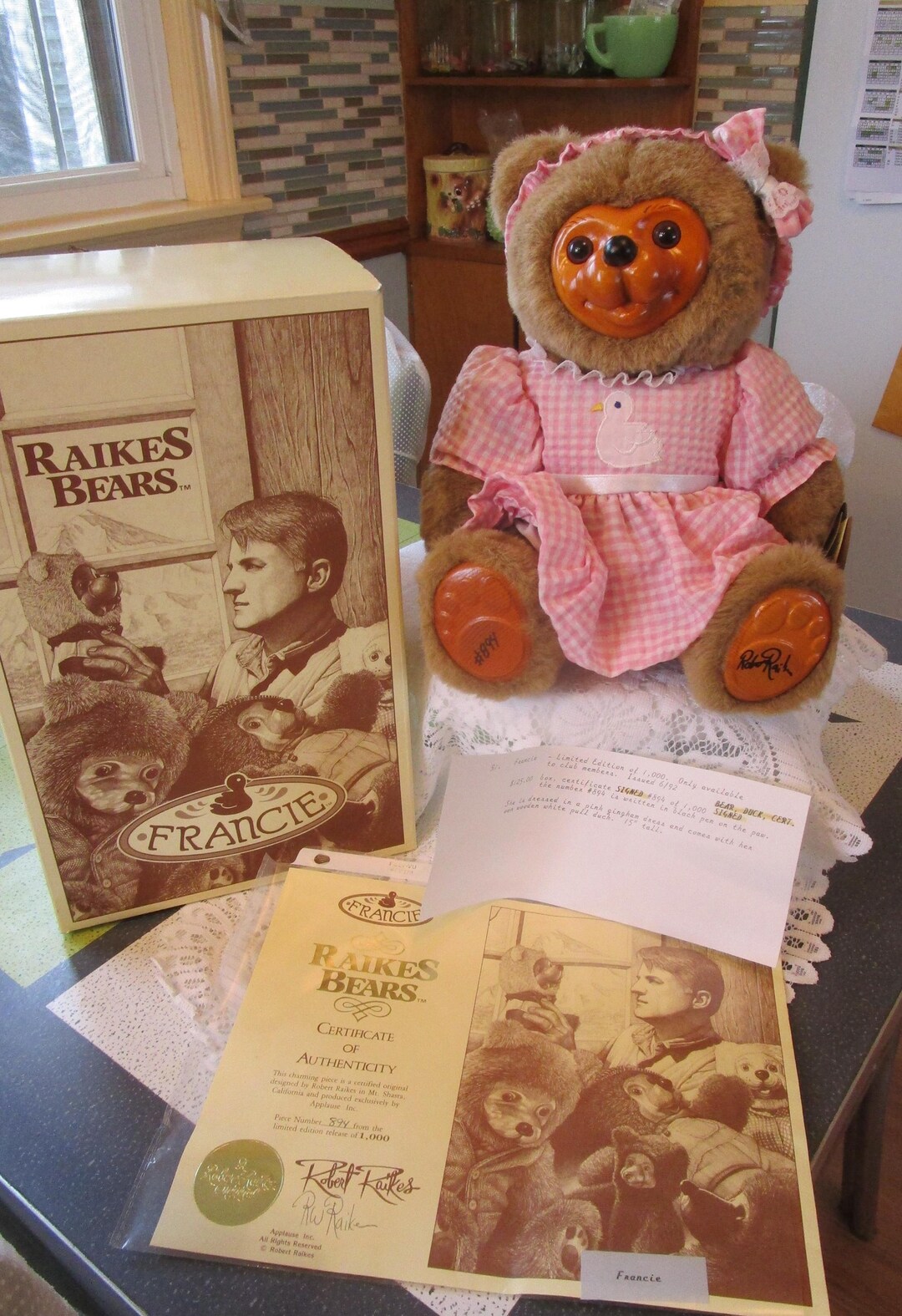 Raikes Bear, Francie, Teddy Bear, Vintage Bears, Stuffed Bears, Vintage Raikes, Toy Bears ...