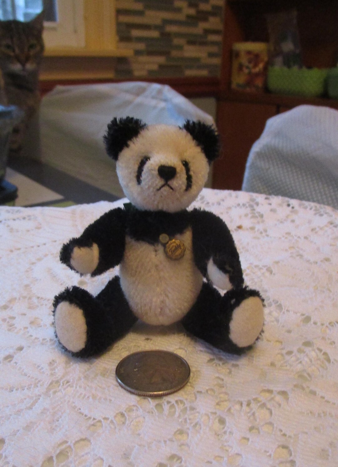 Hermann Teddy, Panda Bear, Miniature Bear, Mohair Bear, Jointed Bear ...