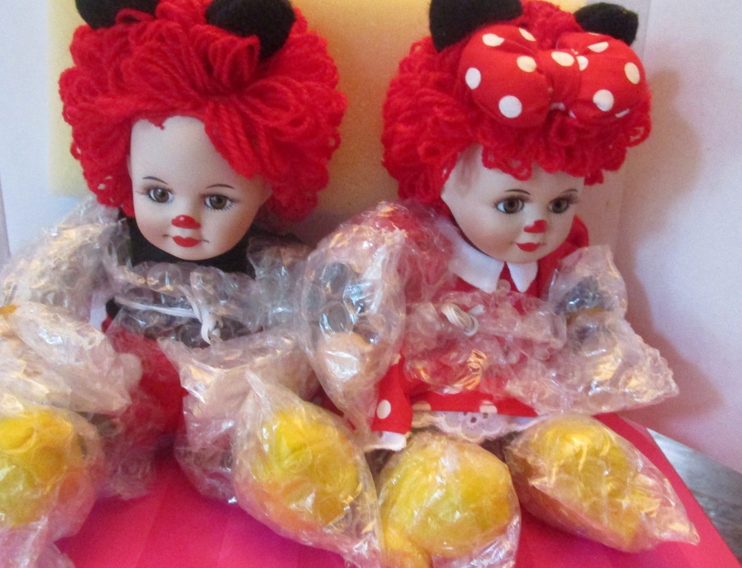 Disney Dolls, Marie Osmond Dolls, Mickey Mouse, Minnie Mouse, Porcelain ...