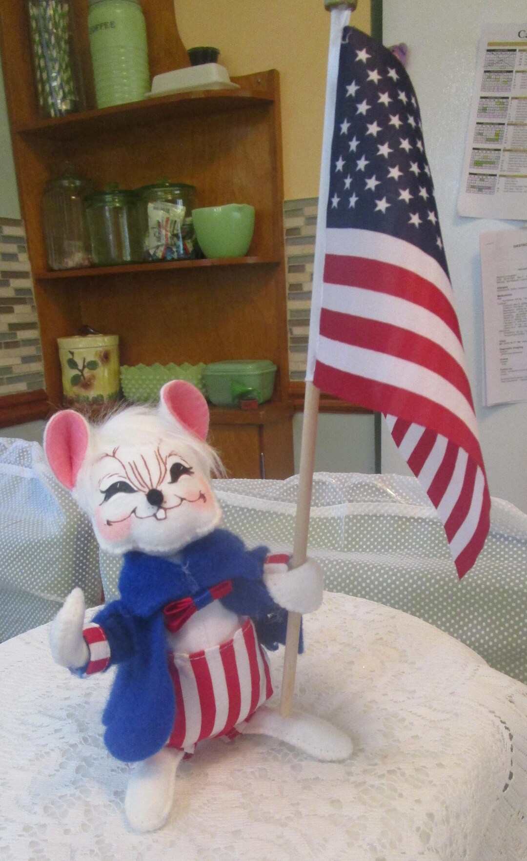 Annalee Mouse, Uncle Sam, Patriotic Annalee, Patriotic Decor, American ...