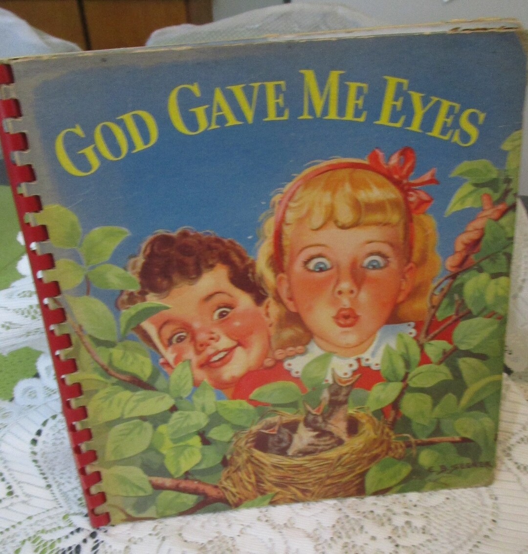 1942, Five Senses Book, God Gave Me Eyes, Childrens Book, Religious ...