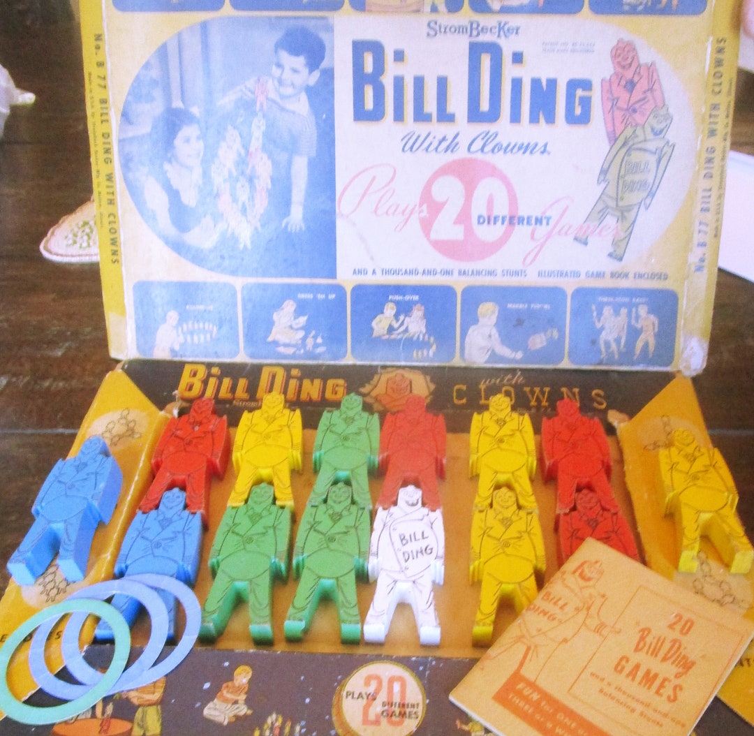Bill Ding, Wooden Blocks, Strombecker Toys, Building Toys, Vintage ...