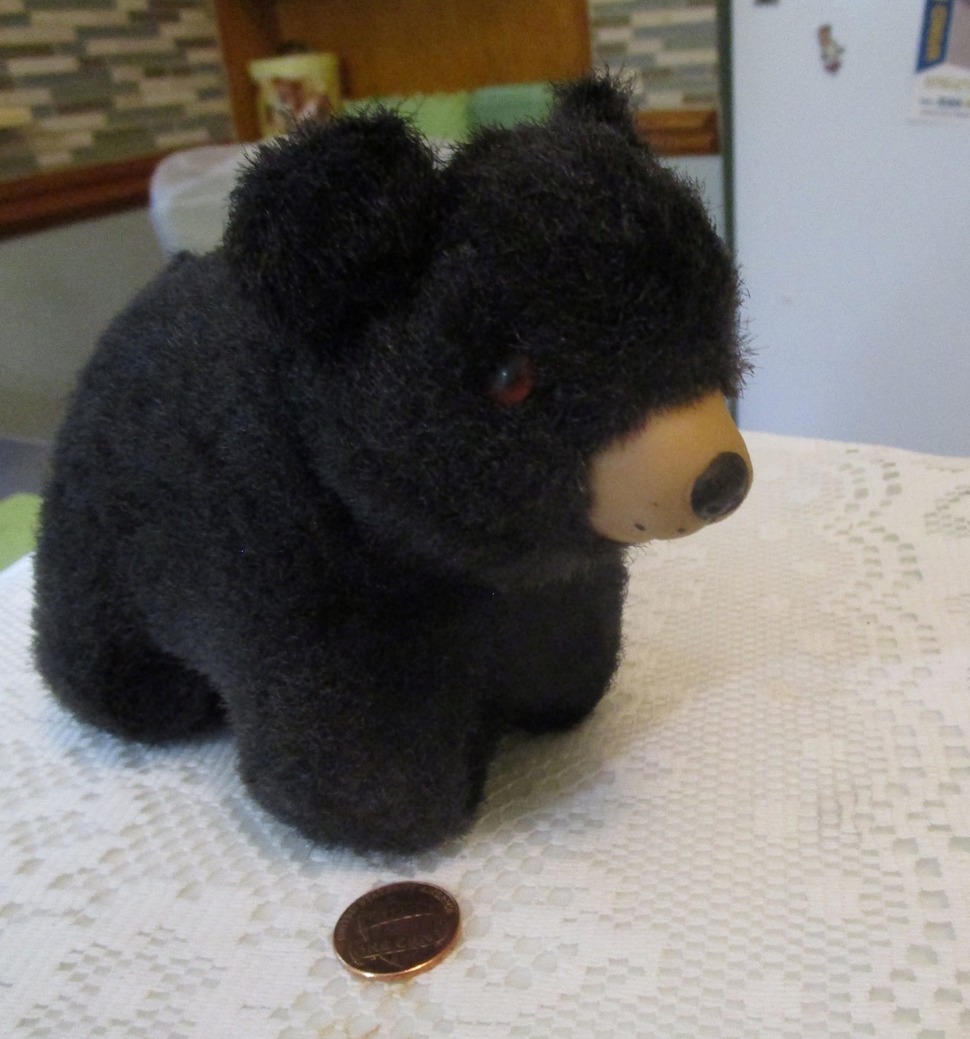 Antique Bear, Made in Japan, Stuffed Bear, Black Bear, Vintage Bears ...