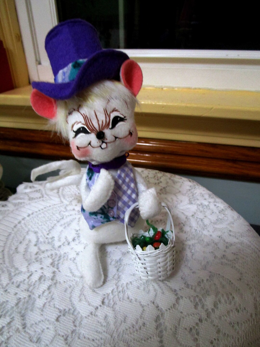 Annalee Mouse, Easter Mouse, Annalee Doll, Vintage Doll, Mouse Figurine ...