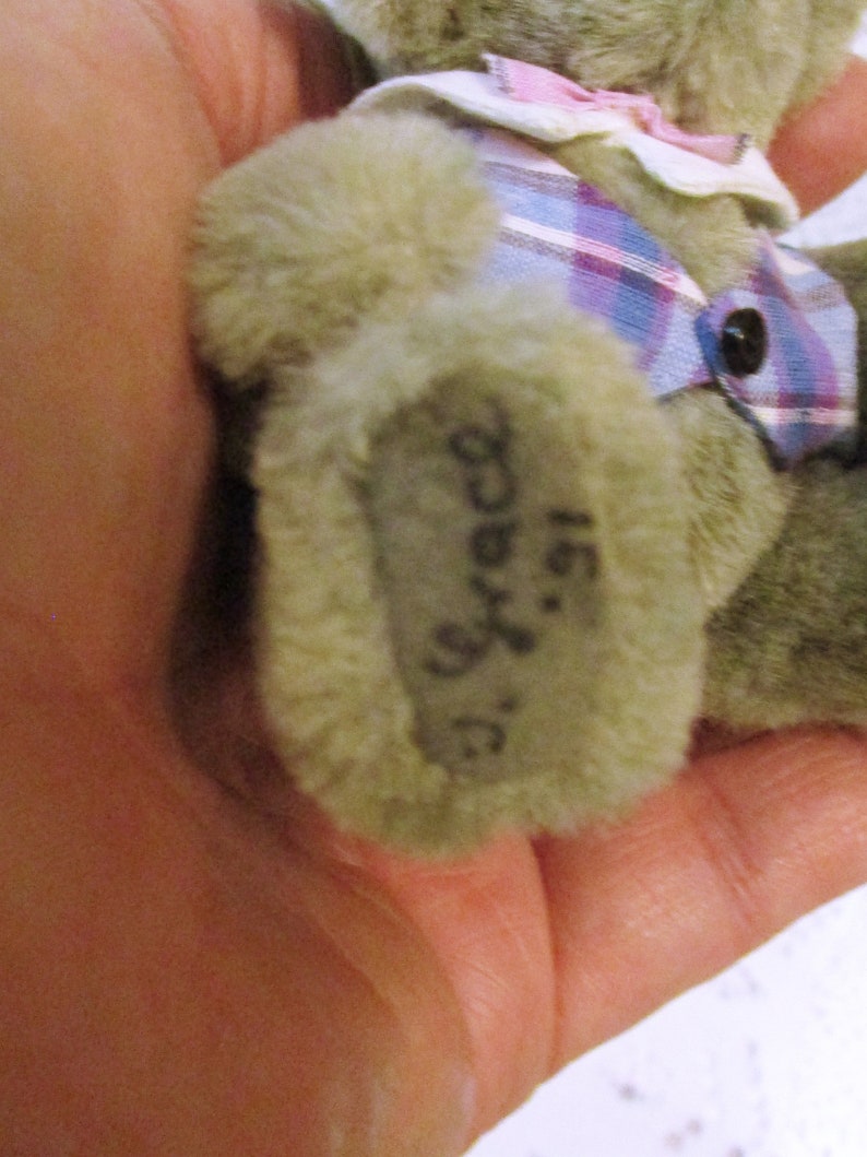 1991, Artist Bear, Miniature Bear, J Grace, Teddy Bear, Vintage Bear ...