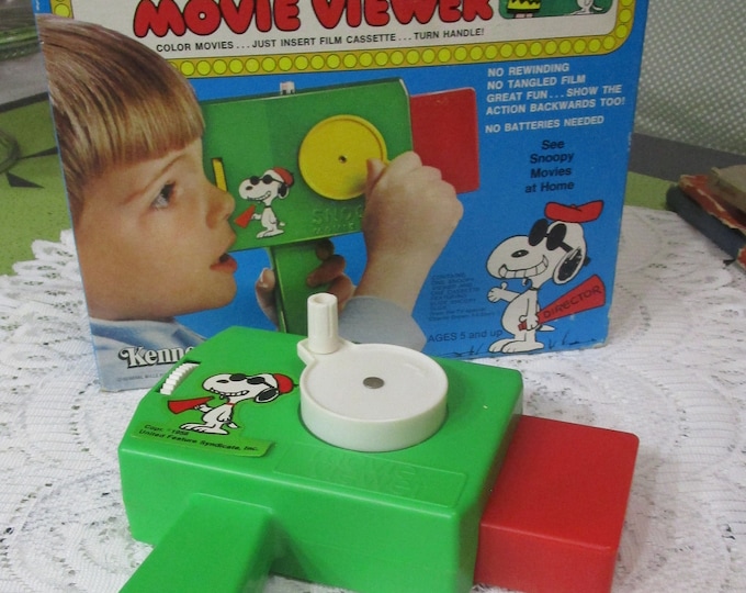 1975, Movie Viewer, Snoopy, Peanuts Gang, Slide Snoopy Slide, Vintage ...